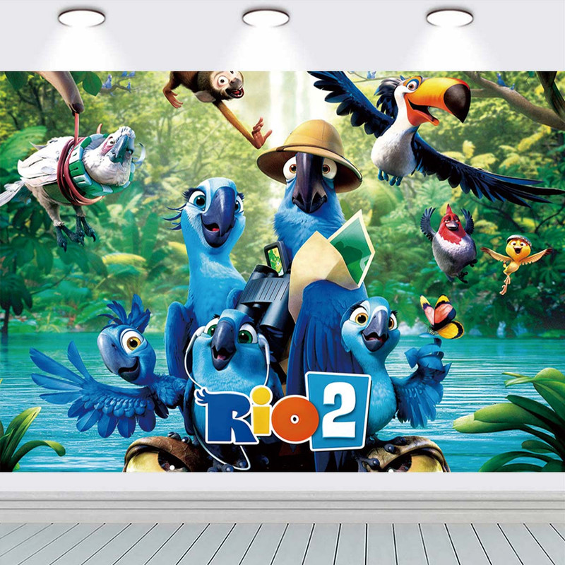 Rio Taspestry Wall Decor Background Banner Birthday Backdrop Party ...