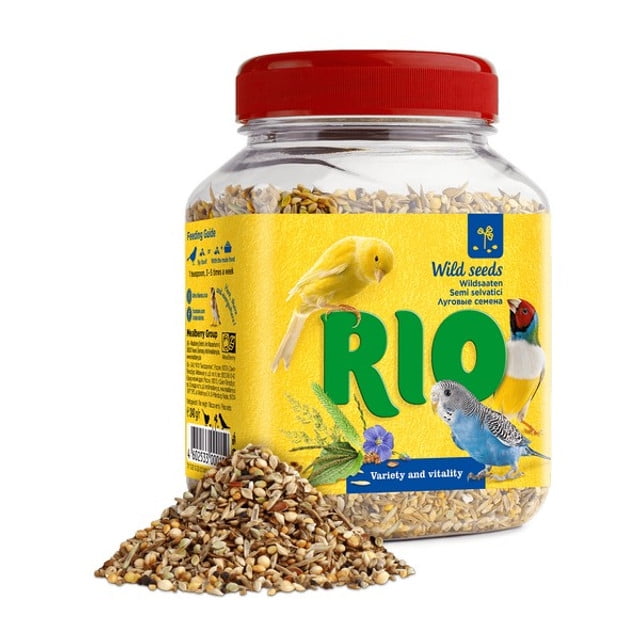 Rio Wild Seeds Mix Natural Treat for All Birds Health 240g Case of 6 ...