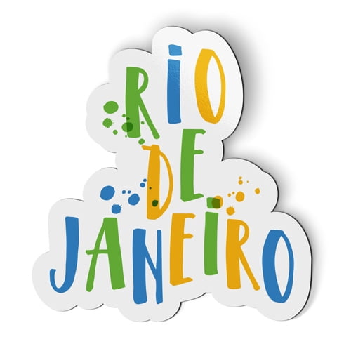 Rio de Janeiro Brazil - 5" Magnet for Car Locker Refrigerator - Walmart.com