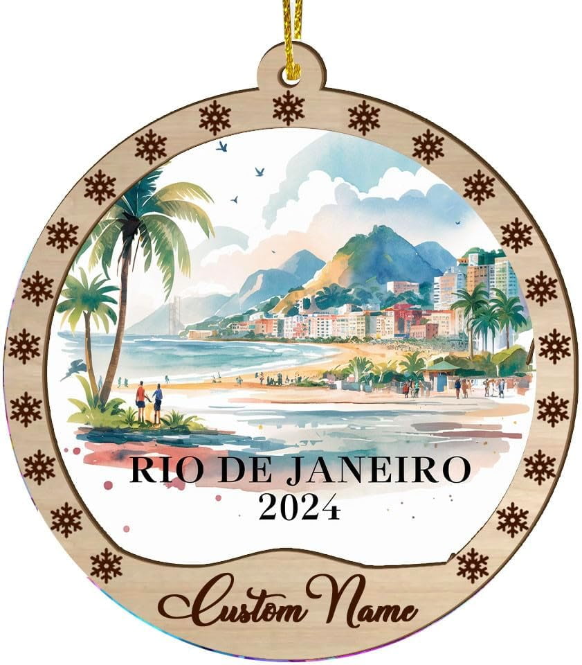 Rio de Janeiro Christmas Suncatcher, Rio de Janeiro Suncatcher ...