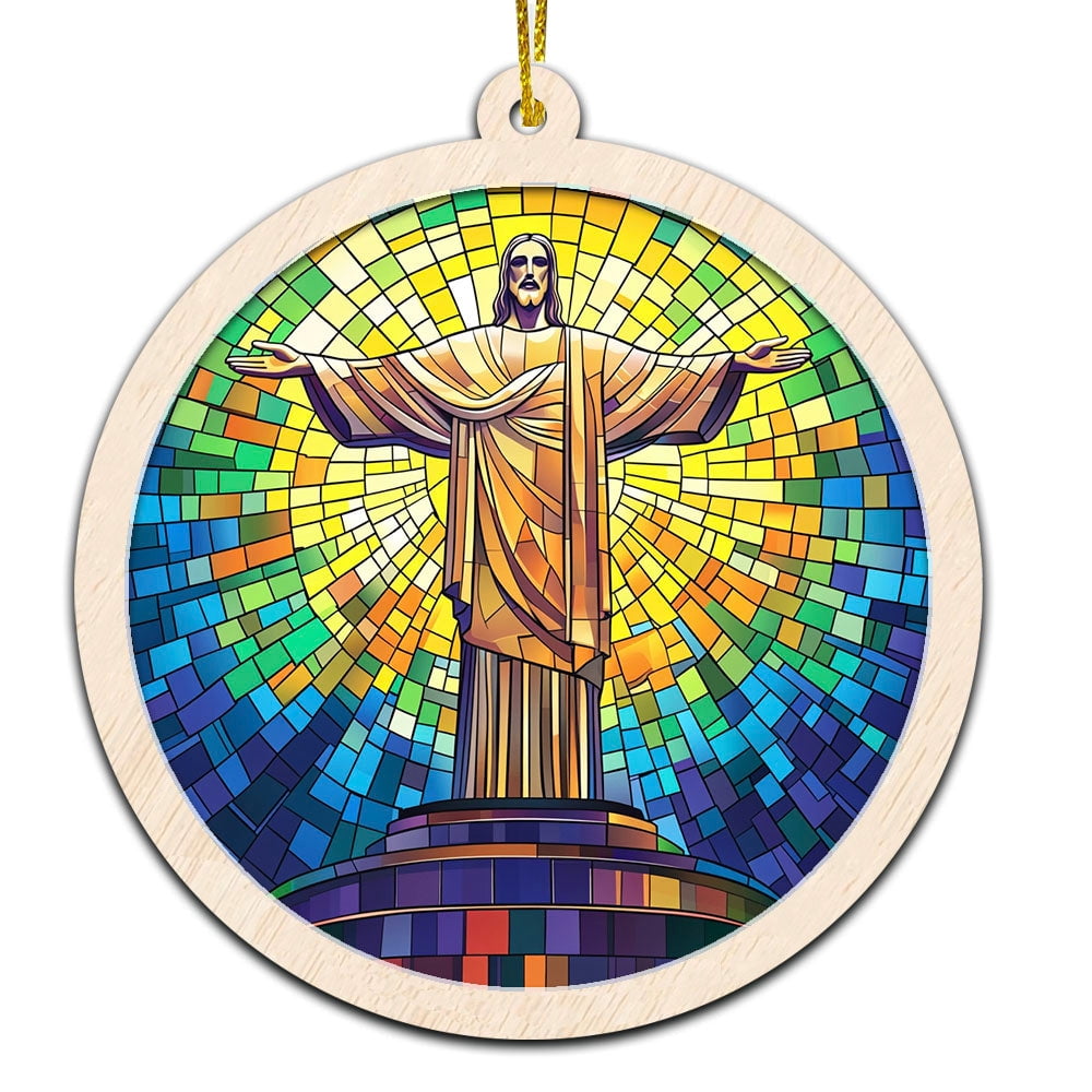 Rio de Janeiro Stained Glass Suncatcher Ornament – Holiday Ornament ...