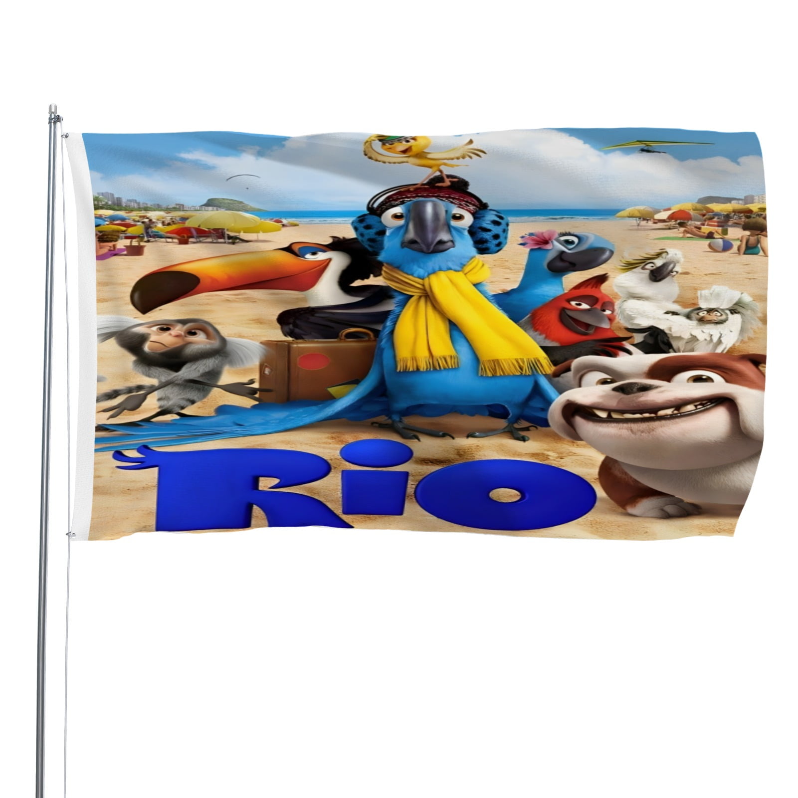Rio flag perfect for outdoor decoration, can be hung indoors, outdoor ...