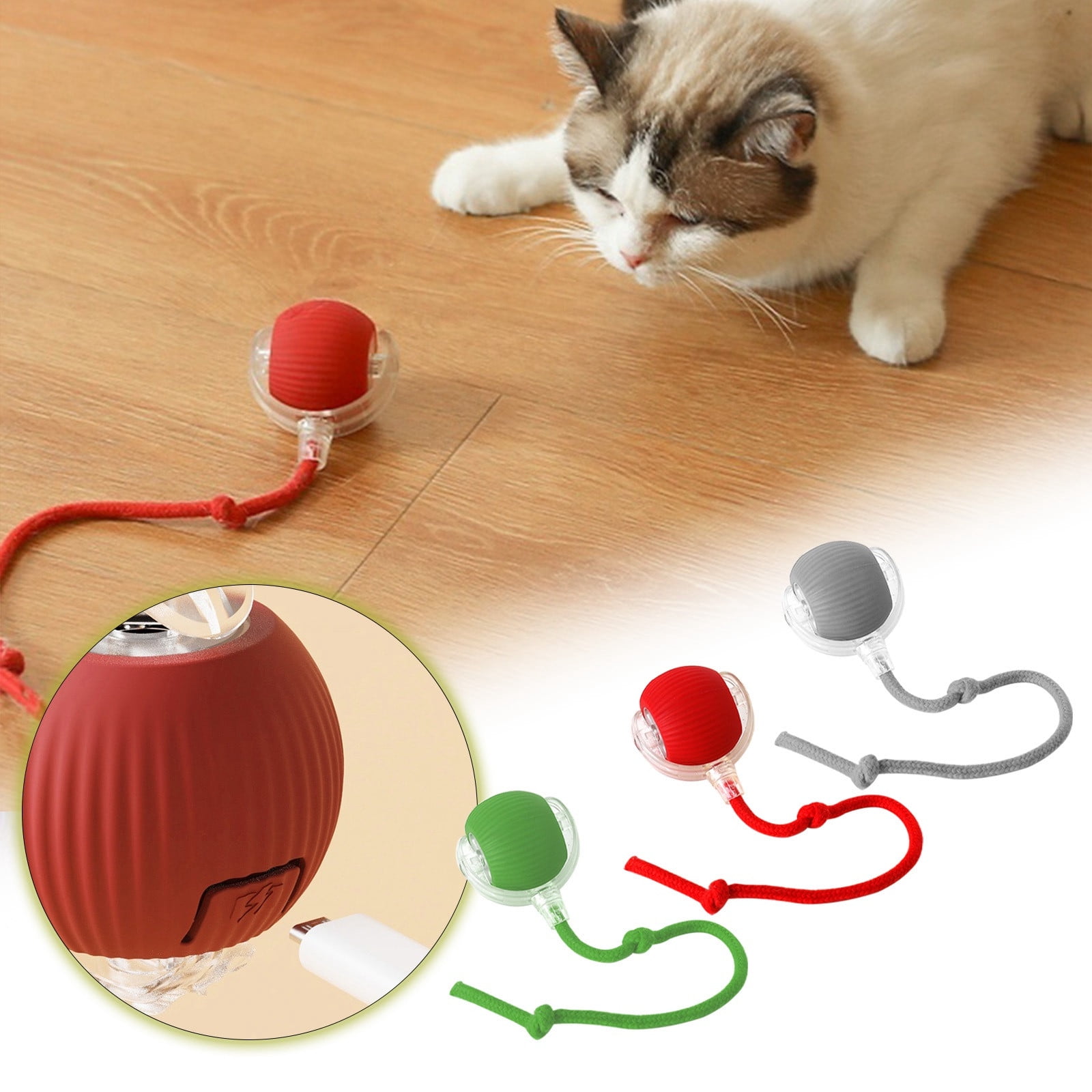 Riohave "Unleash The With Our USB Rechargeable Interactive Cat Toy The ...