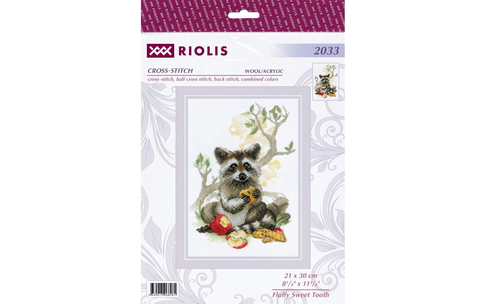 Riolis Cross Stitch Kit Fluffy Sweet Tooth - Walmart.com