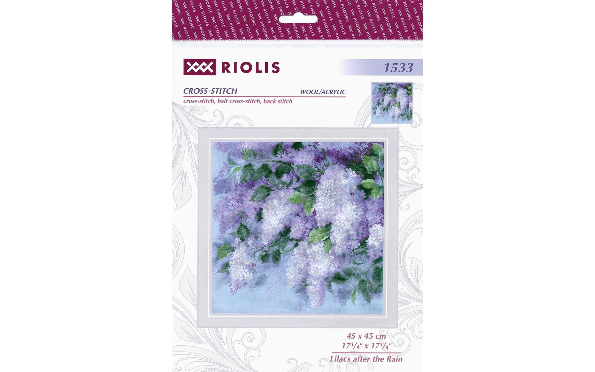 Riolis Cross Stitch Kit Lilacs After The Rain - Walmart.com