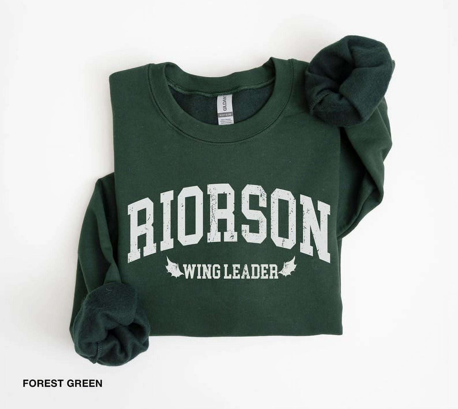 Riorson Wing Leader Sweatshirt, Fourth Wing Sweatshirt, Violet ...