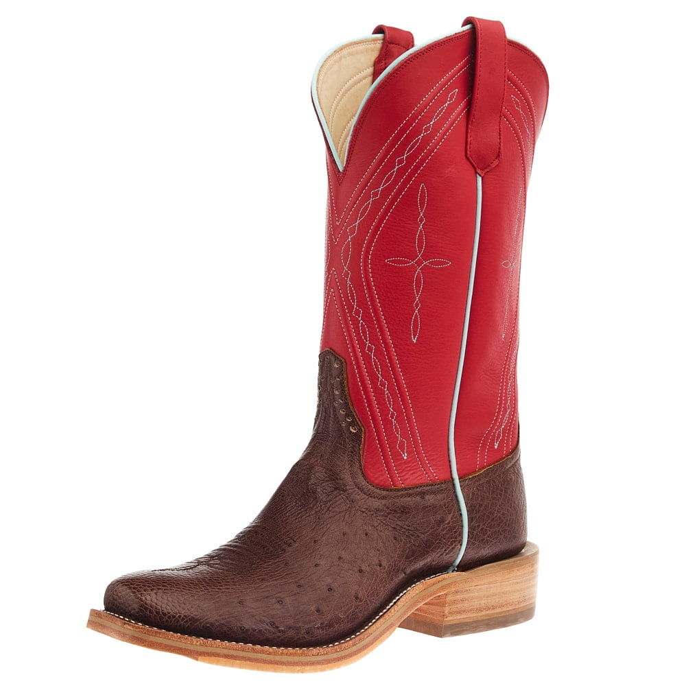 Rios Of Mercedes Men`s Rios Kango Tabac Smooth Ostrich 13in Red Waxy ...