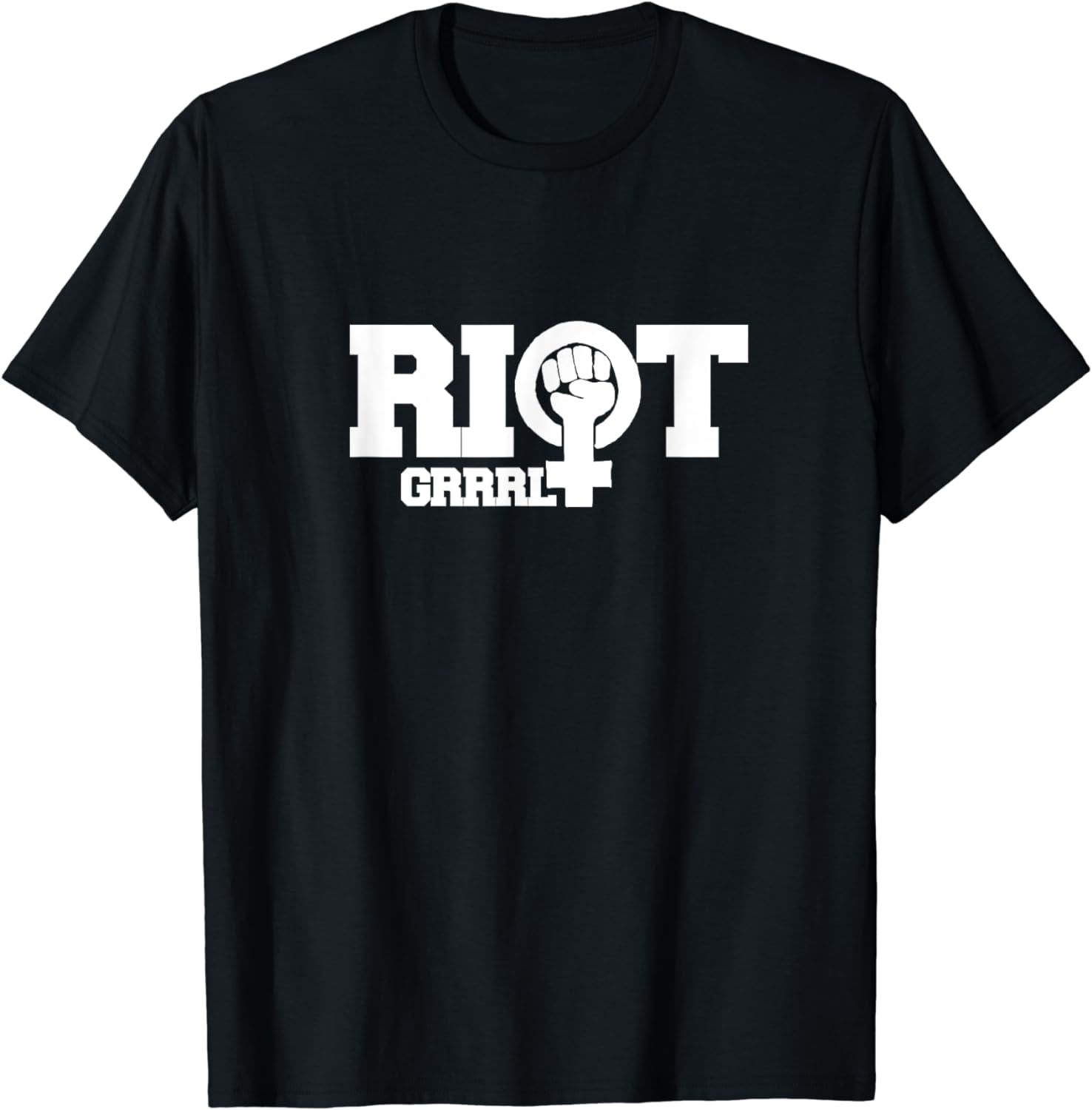 Riot GRRRL shirt with feminist symbol - Walmart.com