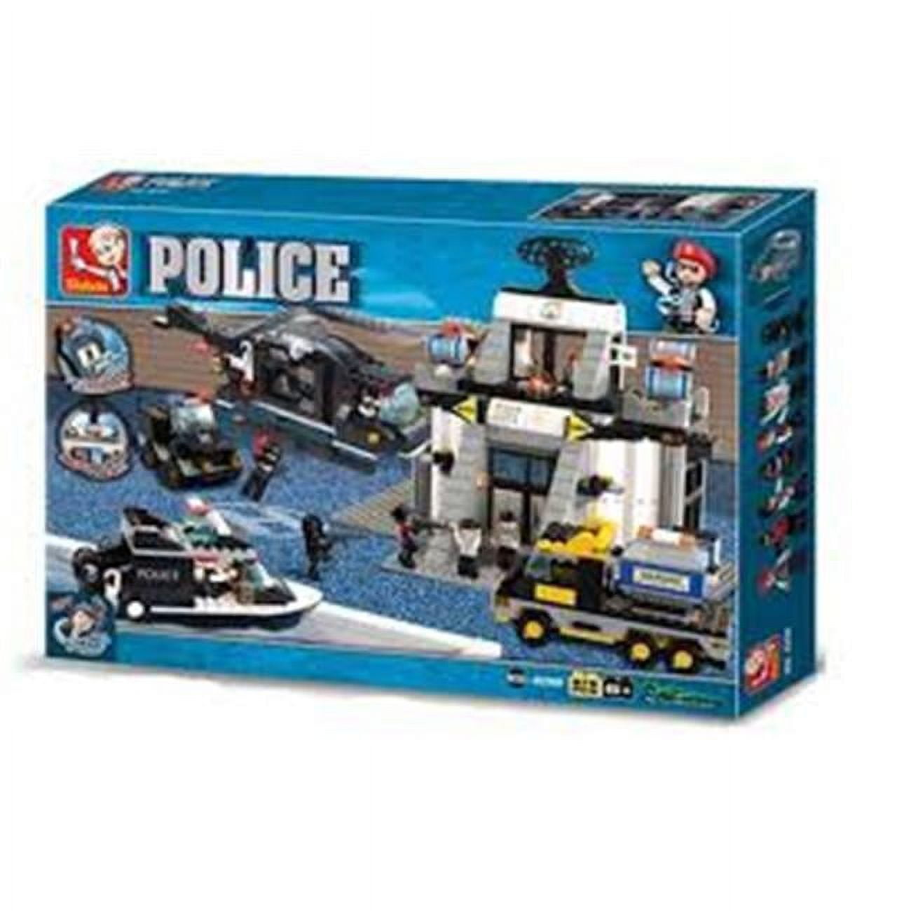 Riot Police Science and Technology Center Building Brick Kit (876 pcs ...