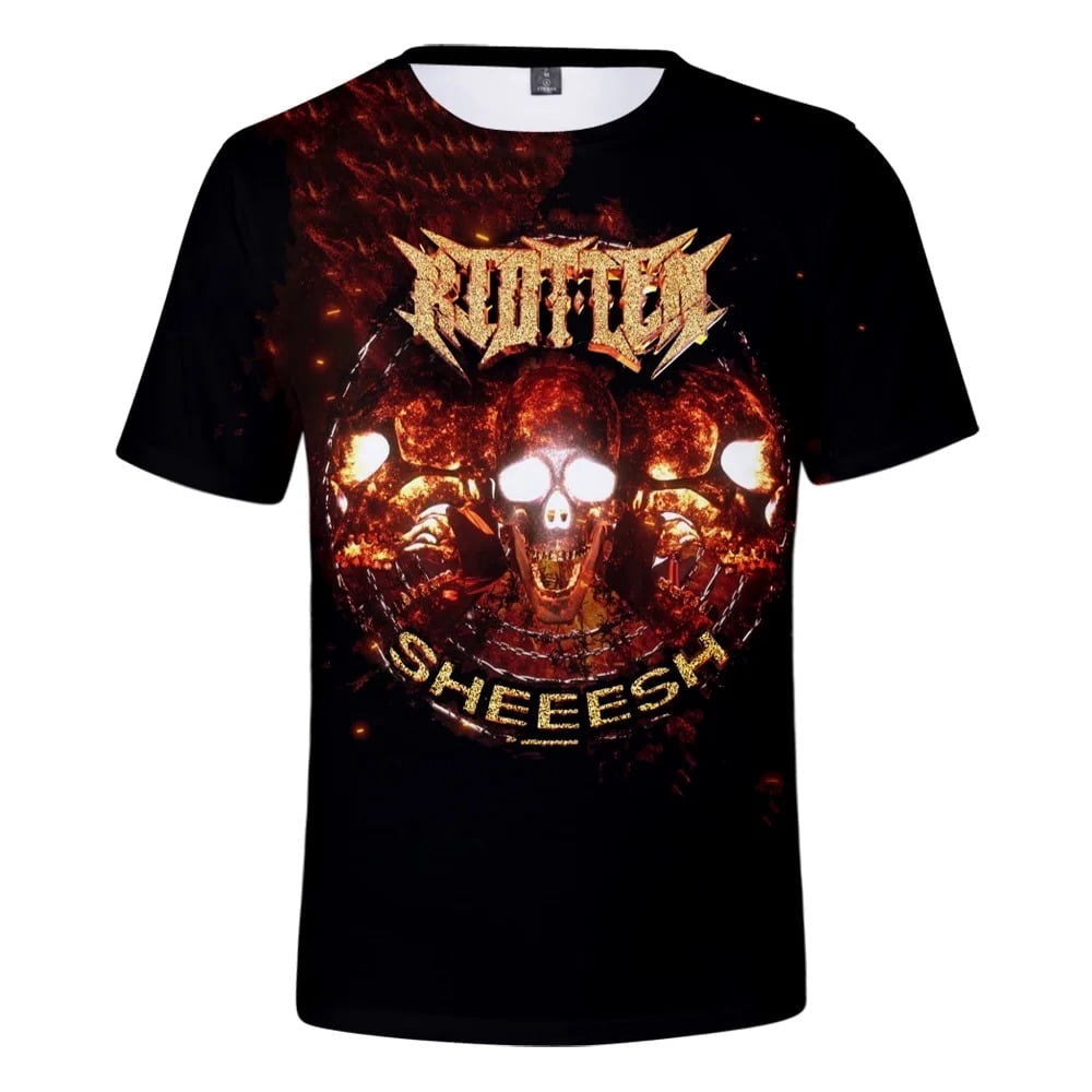 Riot Ten Merch 3D T-shirt Summer Casual Short Sleeve Fashion Unisex ...
