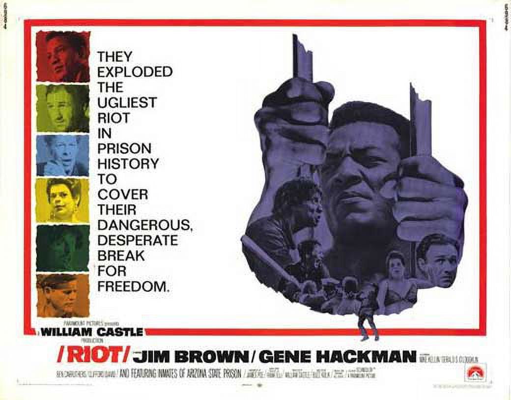 Riot - movie POSTER (Style A) (11" x 14") (1969) - Walmart.com