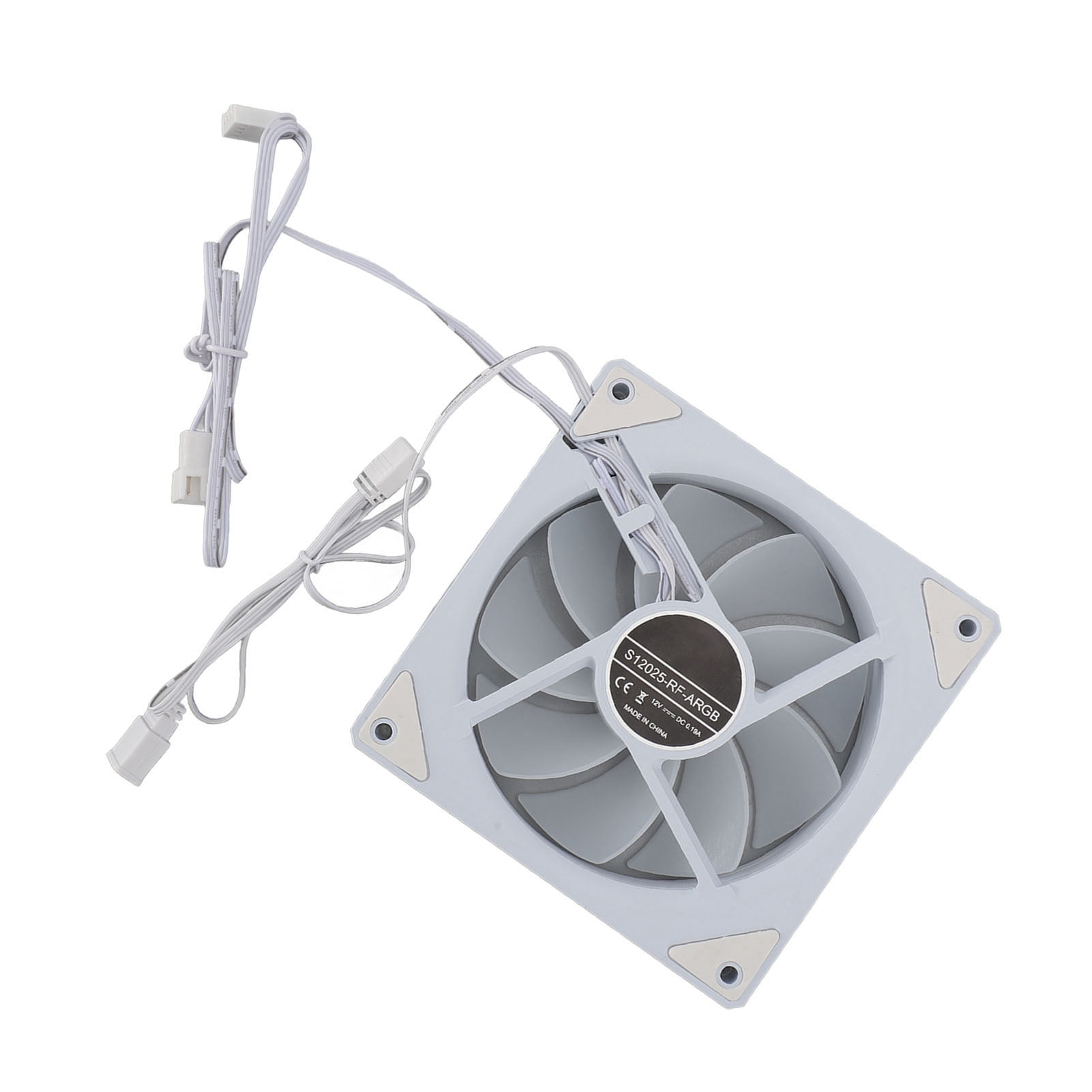 Riousery 120mm / 4.7 inches Case Fan ARGB Cooler 5V 3 Pin LED Cooling ...