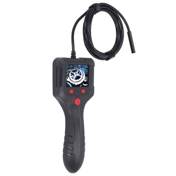 Riousery 2.4in Screen Industrial Endoscope 8mm Dia Waterproof Borescope ...