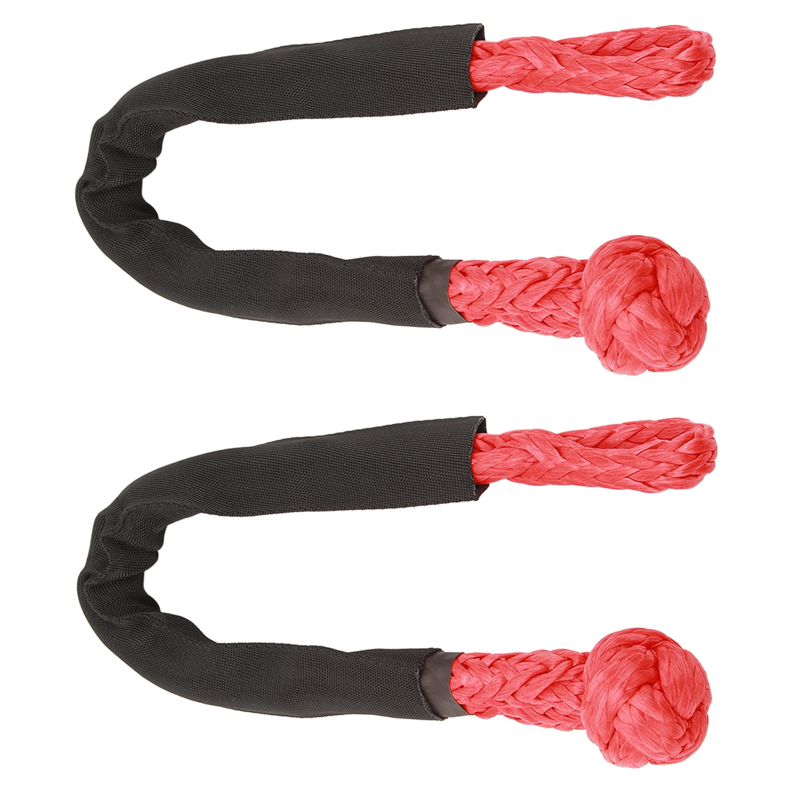 Riousery 2Pcs Synthetic Soft Shackle Towing Rope 38000 Lbs Pulling ...