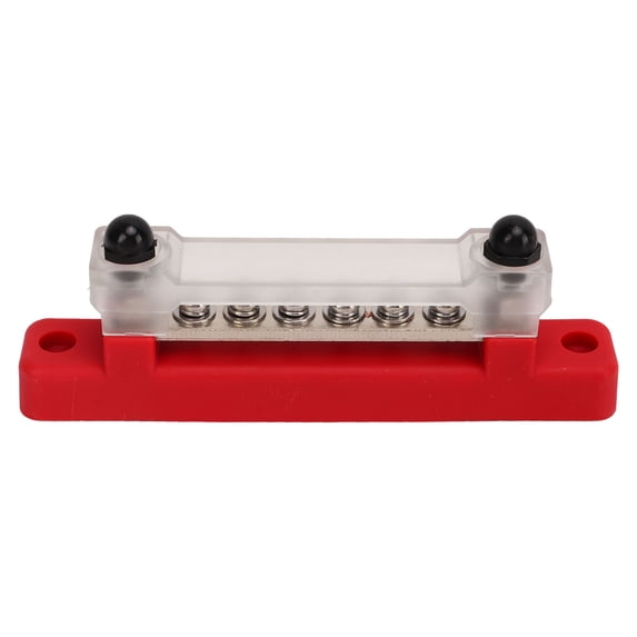 Riousery 6 Terminal Bus Bar Power Distribution Block 48V 150A with ...
