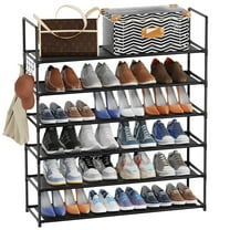 FANHAO Vertical Display 4-Tier Stainless Steel Shoe Rack, Stores Up To ...
