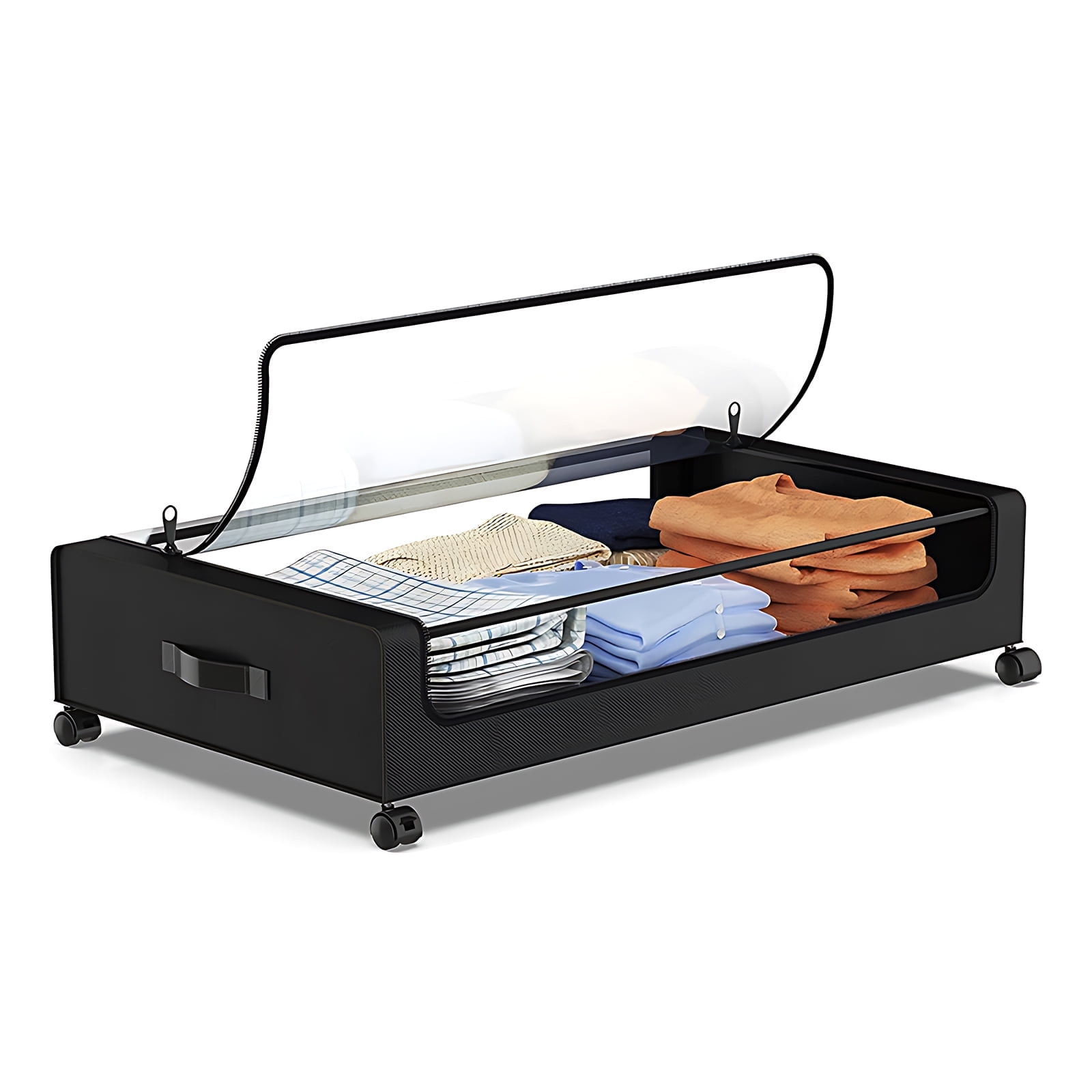 Riousery Under Bed Storage Container with Lids & Wheels – Large ...