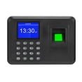 Riousery Biometric Fingerprint Password Attendance Machine 2.4in LCD ...