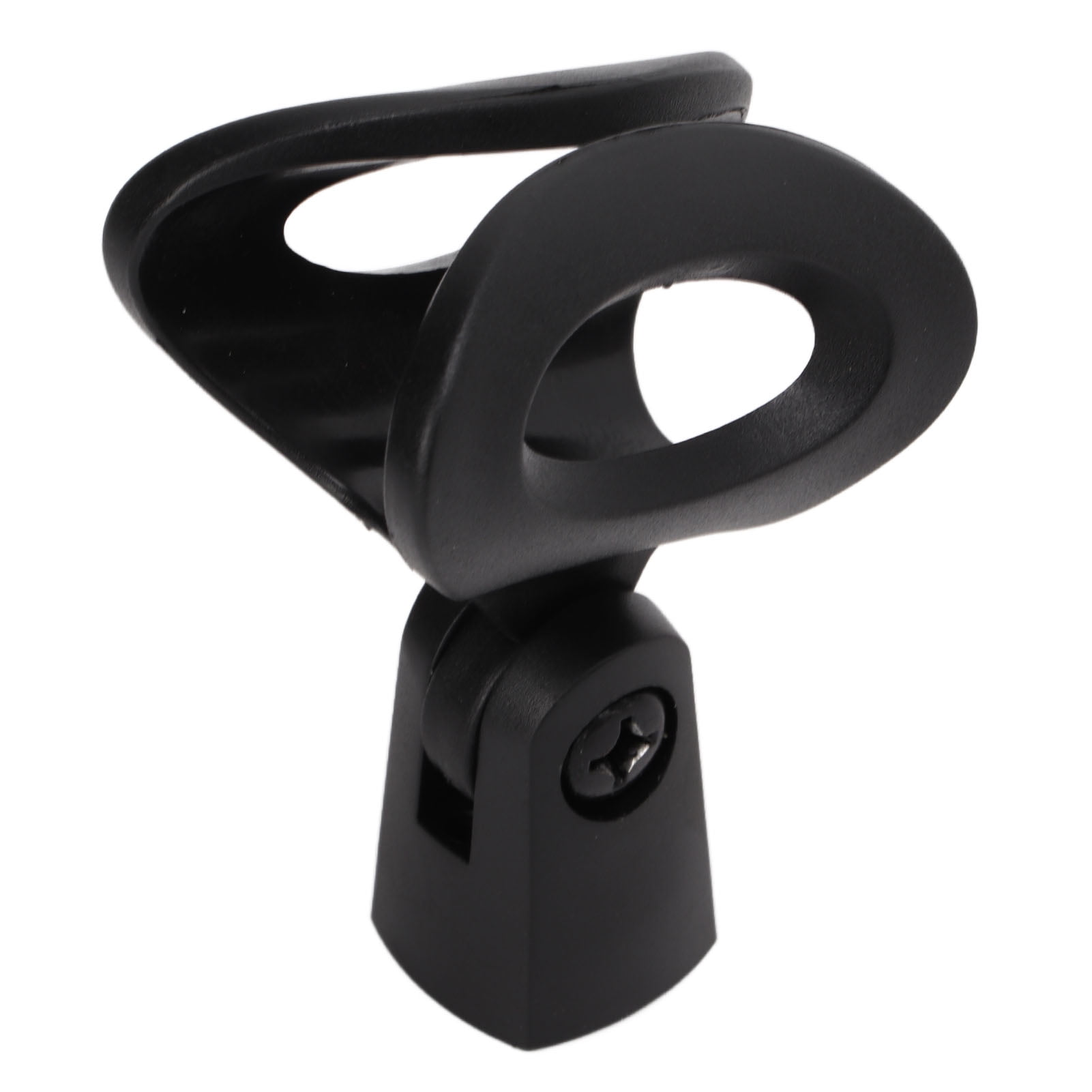Riousery Black Universal Microphone Plastic Stand Holder Flexible Clamp ...