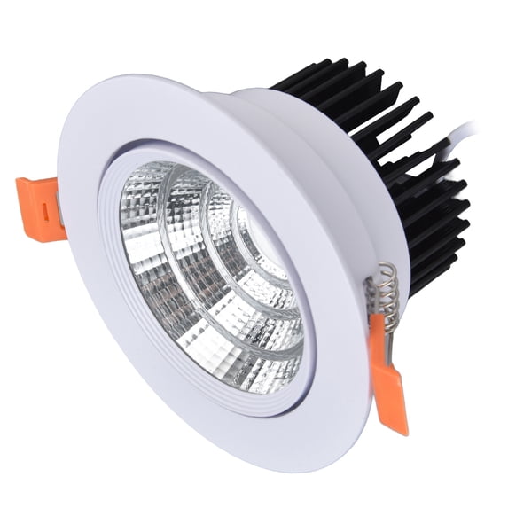 Riousery COB LED Embedded Spotlight Adjustable Downlight 4.3 inches ...