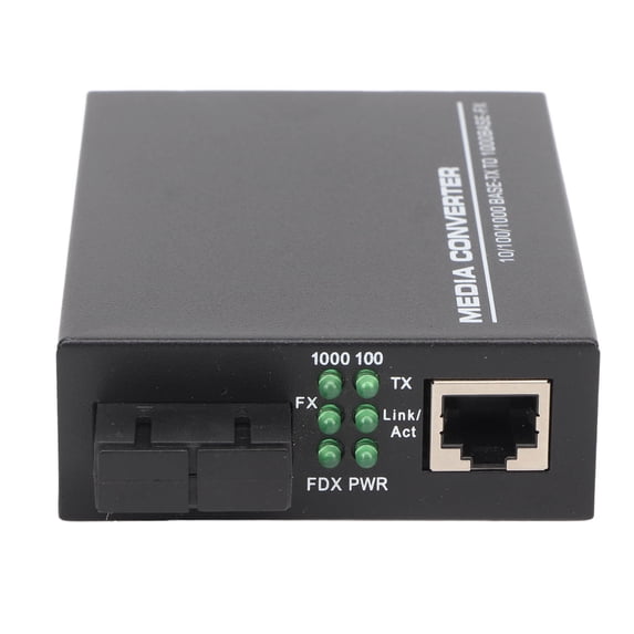 Riousery Ethernet Switch Converter 850nm 1000Mbps SC 2 Fiber Multimode ...