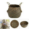 Riousery Foldable Seagrass Storage Basket, Natural Woven Organizer for ...