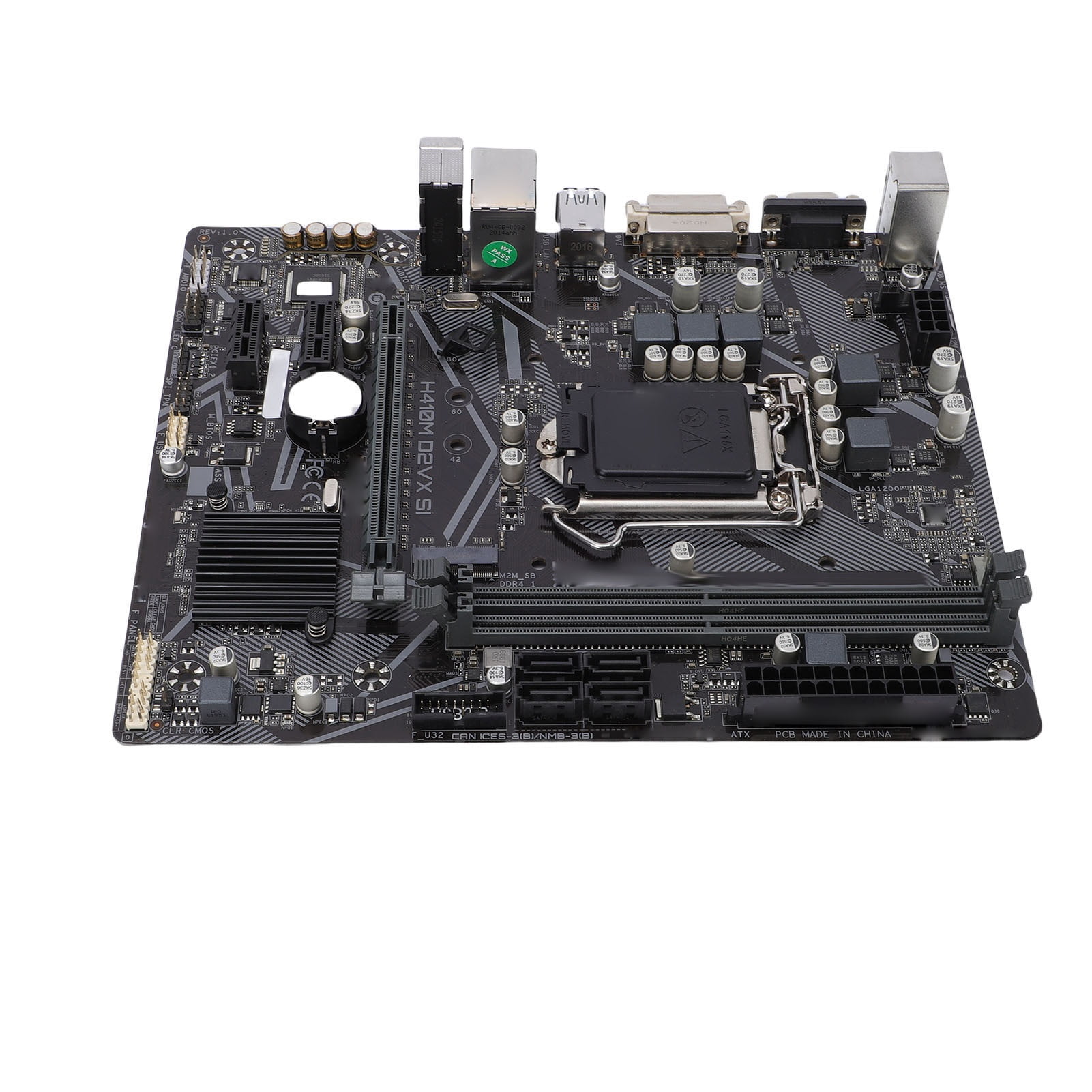 Riousery H410M-D2VX-SI M-ATX Computer Motherboard, LGA 1200 Socket for ...