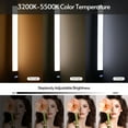 Riousery Handheld RGB LED Tube Light Wand 3200K-5500K Dimmable Video ...