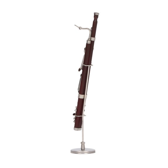 Riousery Miniature Bassoon Replica with Stand and Case, Mini Musical ...
