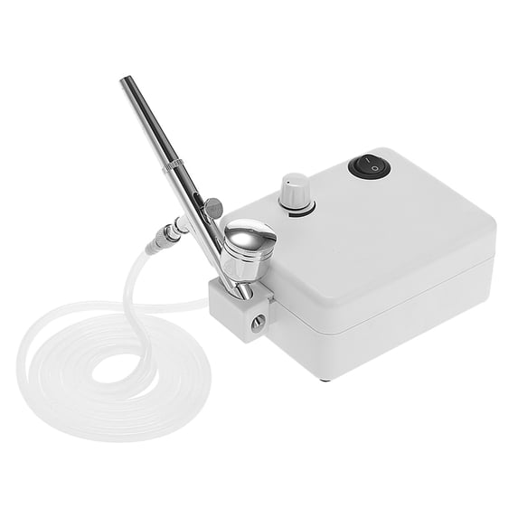 Riousery Multi-purpose Airbrush Mini Air Compressor Set Gravity Feed ...