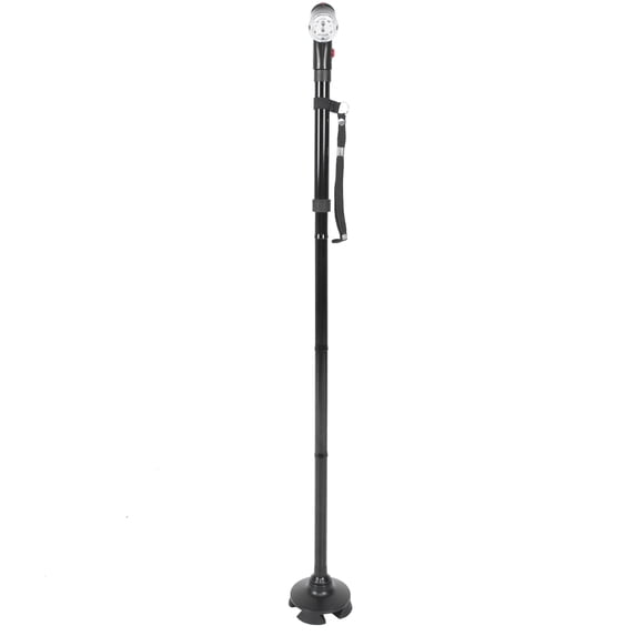 Riousery Multifunctional Elderly Walking Stick with Light Adjustable ...