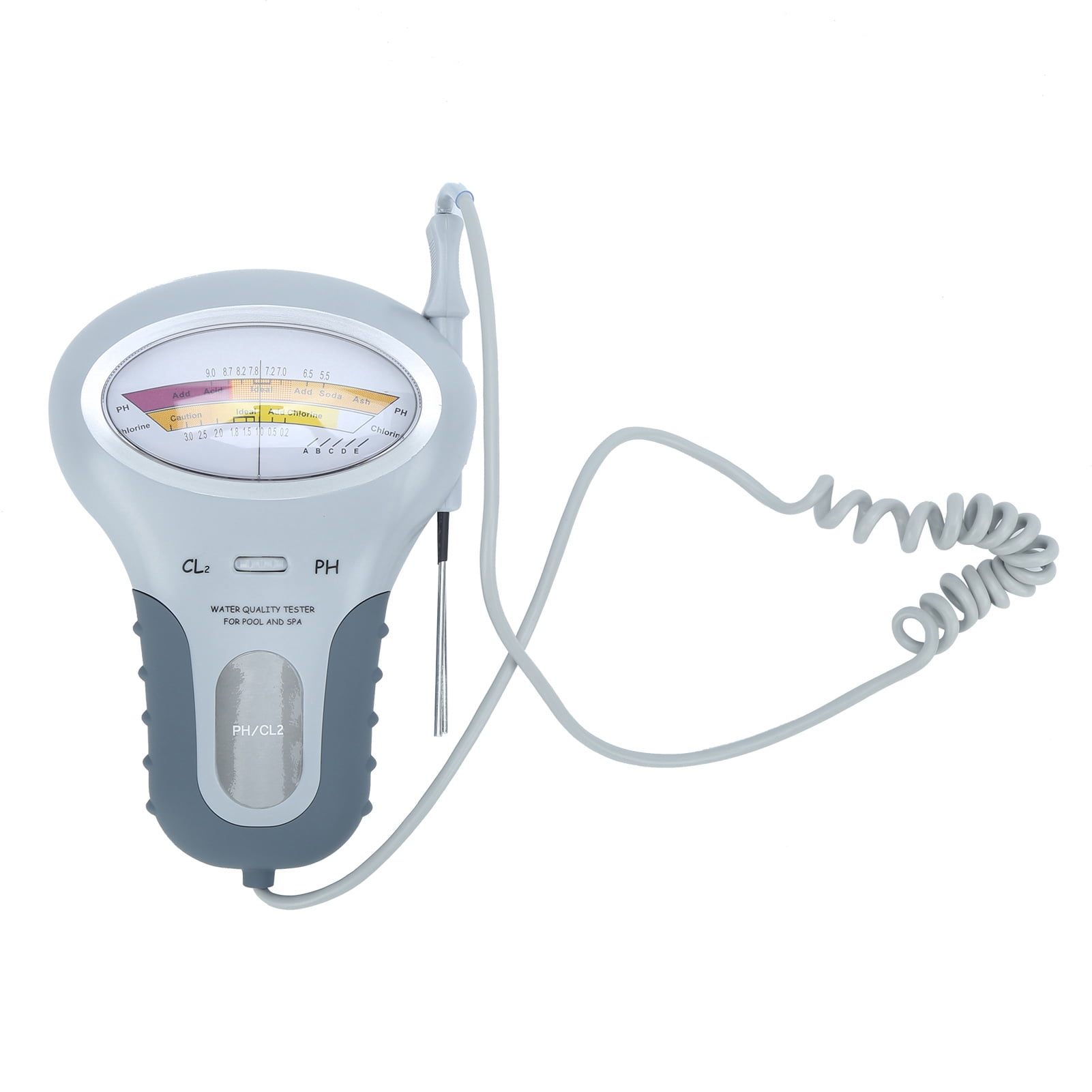 Riousery Portable CL2 and PH Meter Swimming Pool Water Quality Testing ...