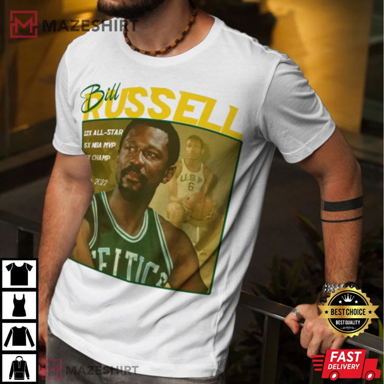 Rip Bill Russell Rest In Peace 1934-2022 Best T-Shirt - Walmart.com