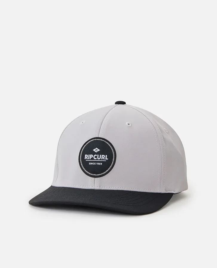 Rip Curl Routine Flexfit Grey Mens Curve Cap - Walmart.com