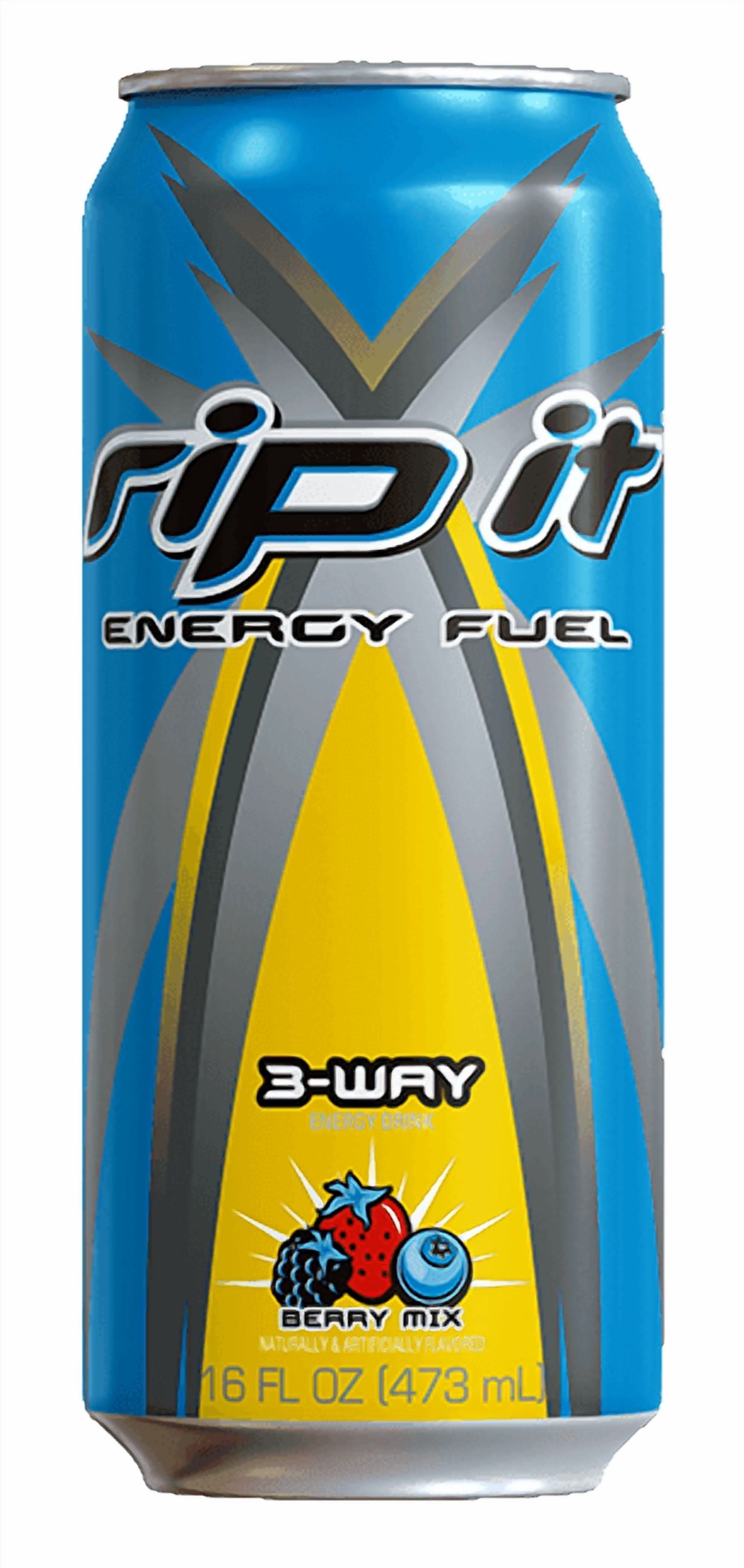 Rip It 3 Way Energy Drink, 16 Oz Cans (24 Pack) - Walmart Business Supplies