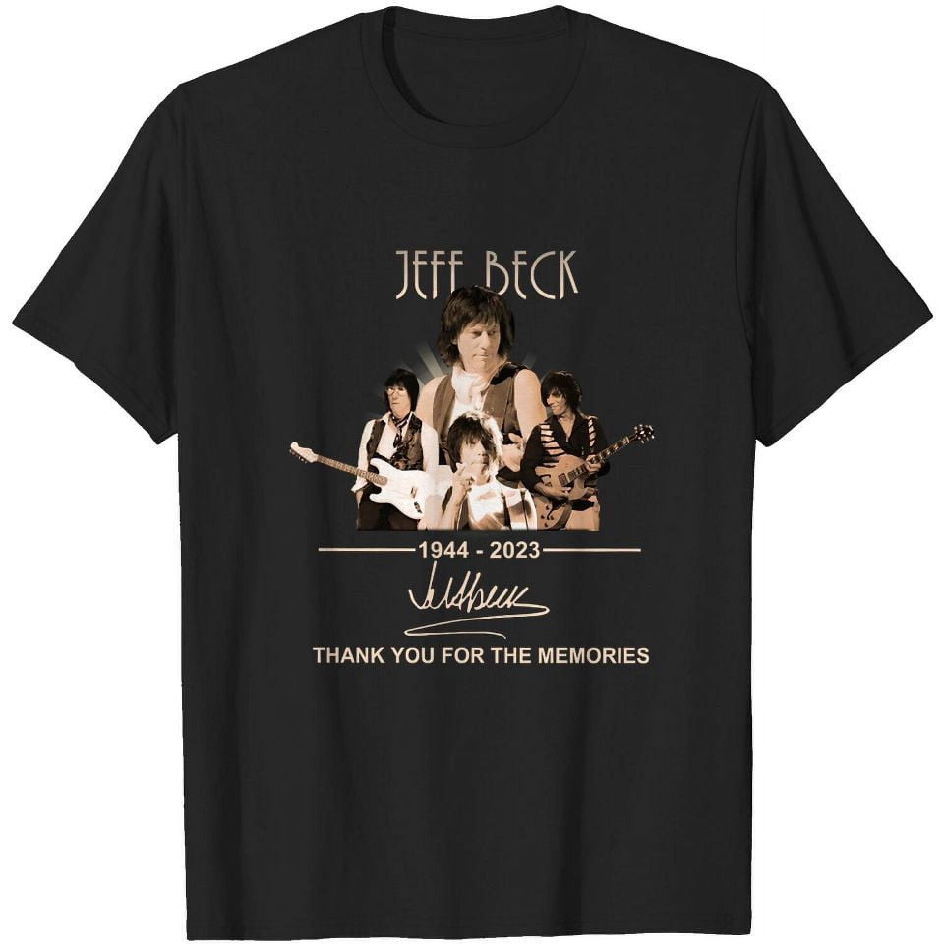Rip Jeff Beck 1944-2023 Memories Shirt Jeff Beck Rip Guitar Legend ...