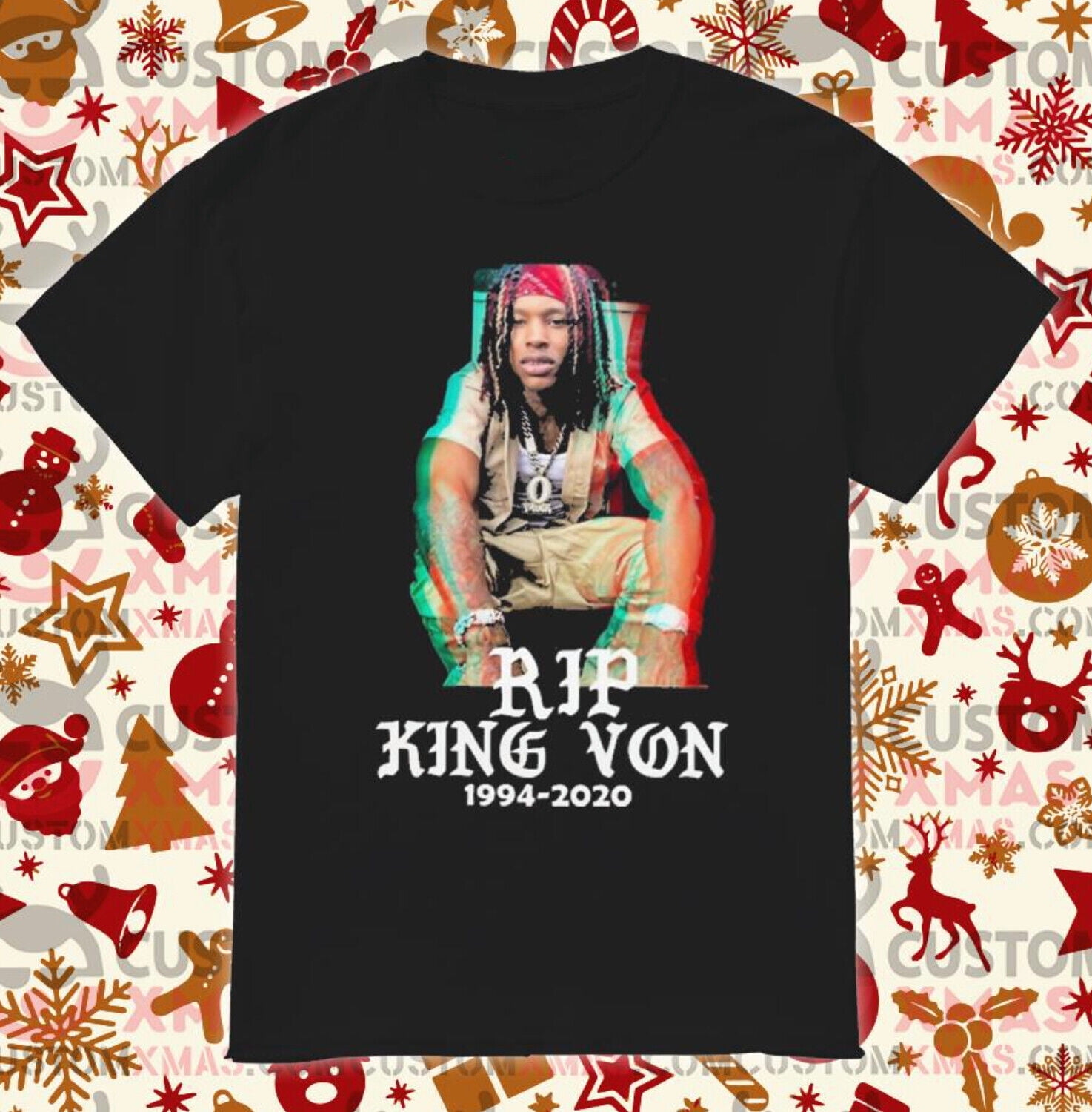 Rip King Von 1994- 2020 Shirt, King Von Shirt, Gift Shirt For Men And Women - Walmart.com