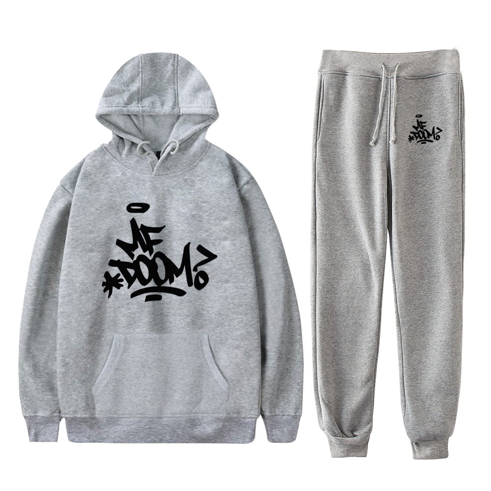 Rip MF DOOM Hoodie Letter Printed Hoodie Suit Man/Woman Hip Hop Hoodies ...