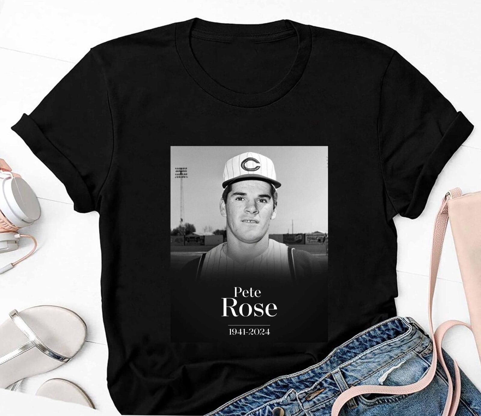 Rip Pete Rose 1941-2024 Shirt - Walmart.com