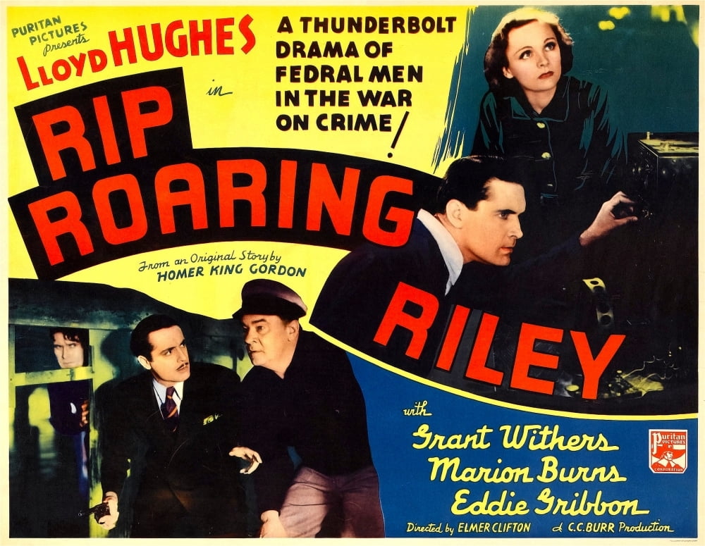 Rip Roaring Riley Top From Left: Lloyd Hughes Marion Burns 1935 Movie Poster Masterprint (28 x ...