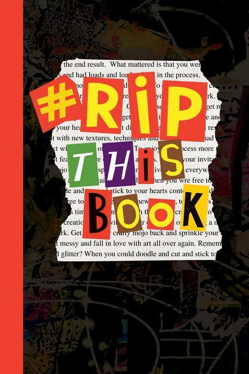 Rip This Book: Create and destroy activity book with prompts to draw ...