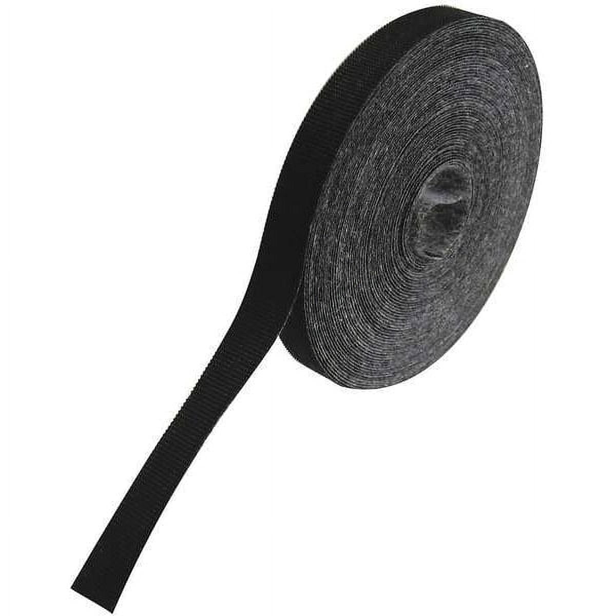 Rip-Tie Hook-and-Loop Cable Tie Roll,75 ft,Black G-05-075-BK - Walmart.com