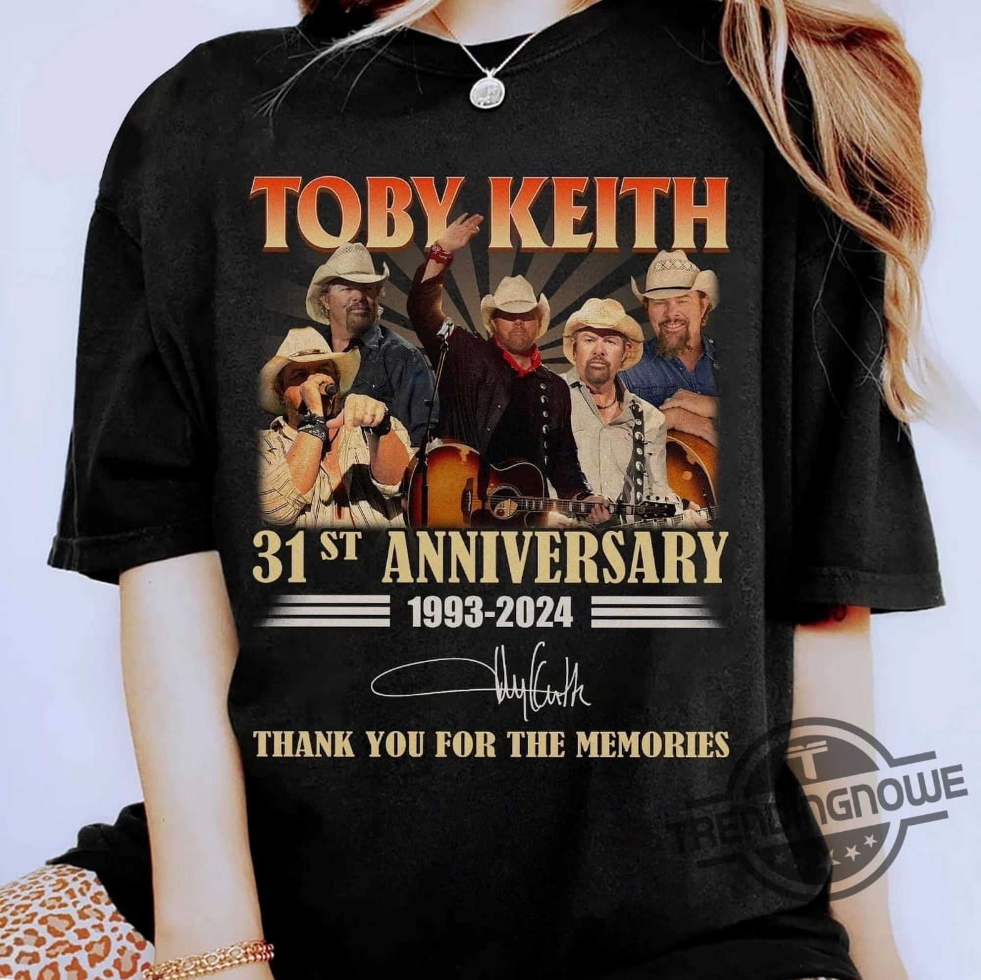 Rip Toby Keith Shirt Toby Keith Thank You For The Memories Shirt Sweatshirt Hoodie Toby Keith T ...