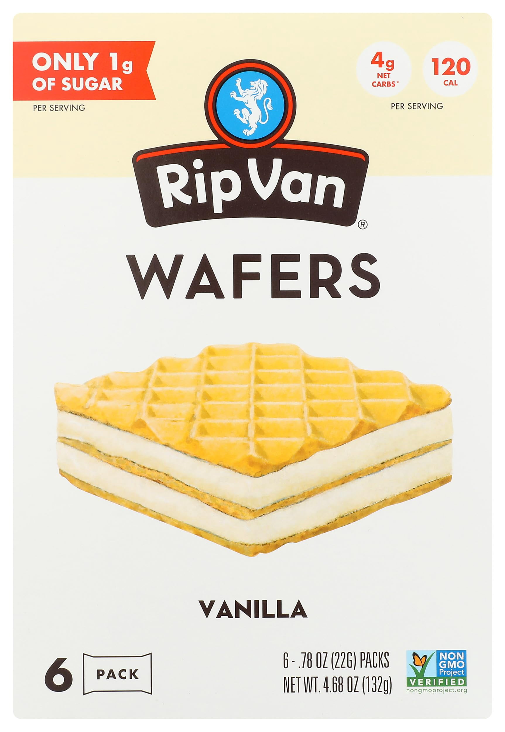 Rip Van Wafer Vanilla 6-Pack Box 4.68 oz (Pack of 6) - Walmart.com