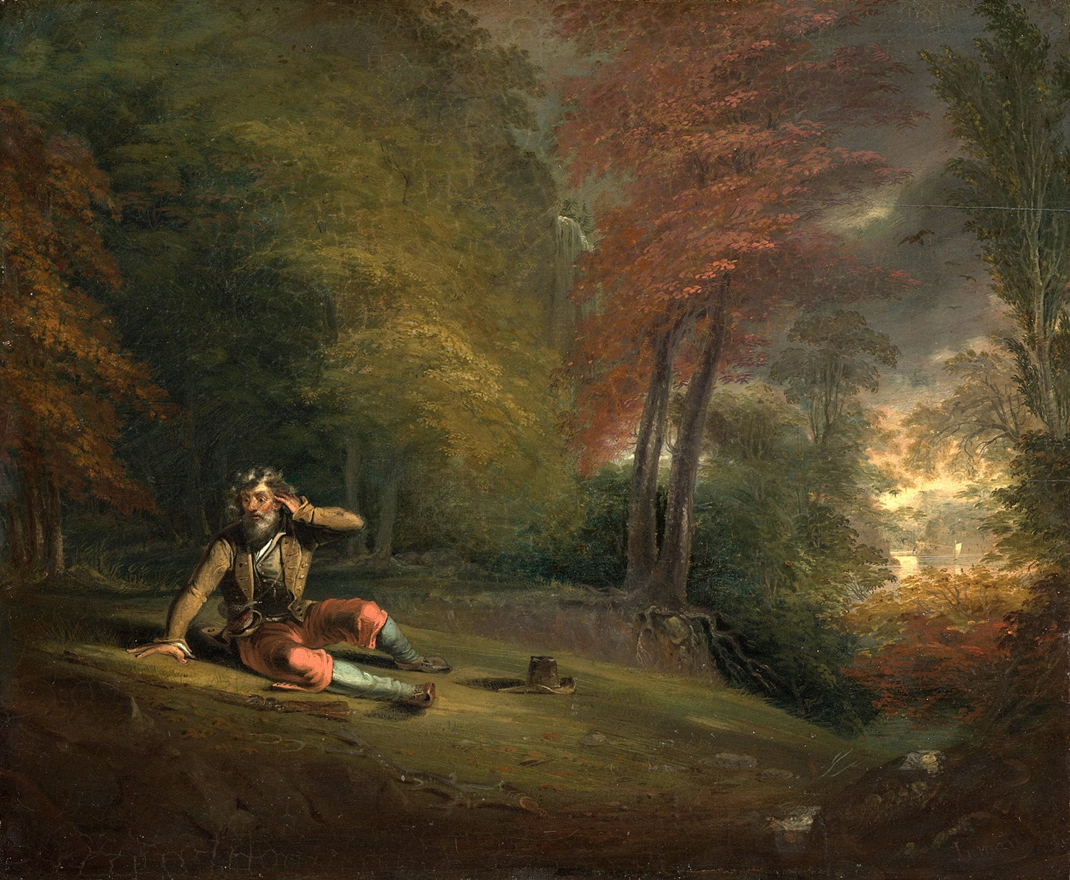 Rip Van Winkle Awakening from his Long Sleep by Henry Inman - 12" x 18 ...