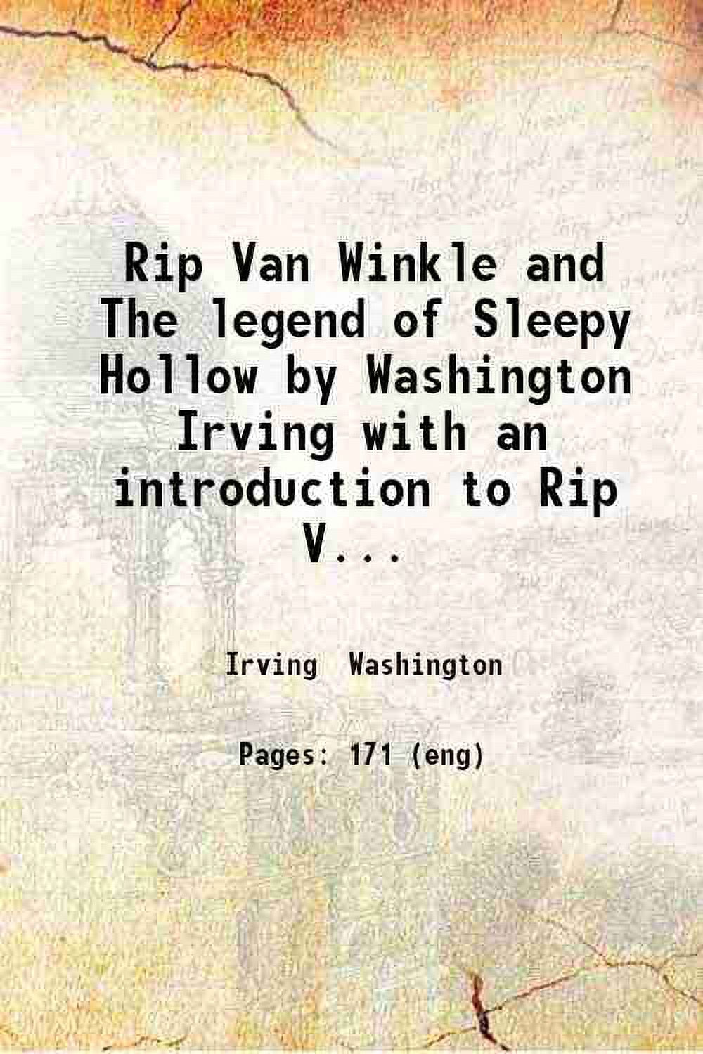 Rip Van Winkle and The legend of Sleepy Hollow by Washington Irving ...
