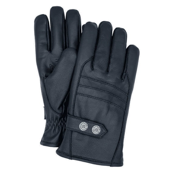 Riparo Men's Winter Nappa Leather Dress Driving Riding Gloves Fleece ...