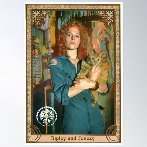 Ripley And Jonesy Poster Wall Art, Modern Wall Decor For Living Room ...