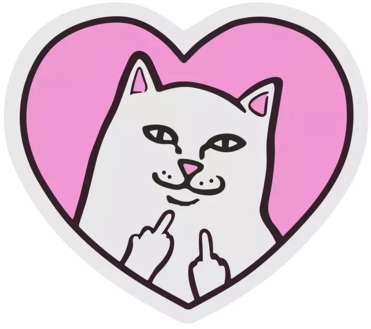 Ripndip Sticker Cat Phone Decal Water Bottle Stickers Car Decals ...