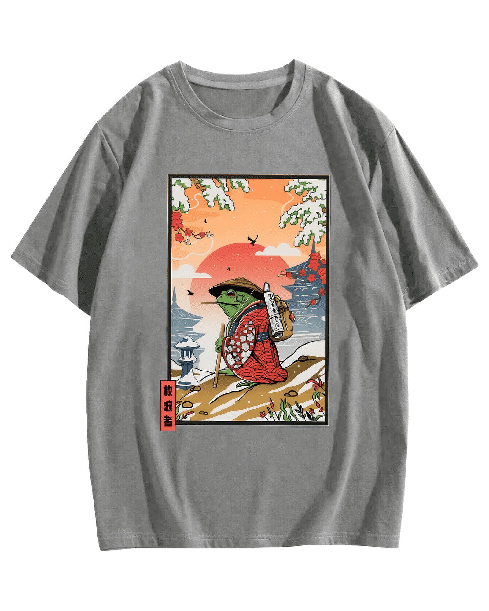 Ripper Frog Japanese Style T-shirt- - Walmart.com